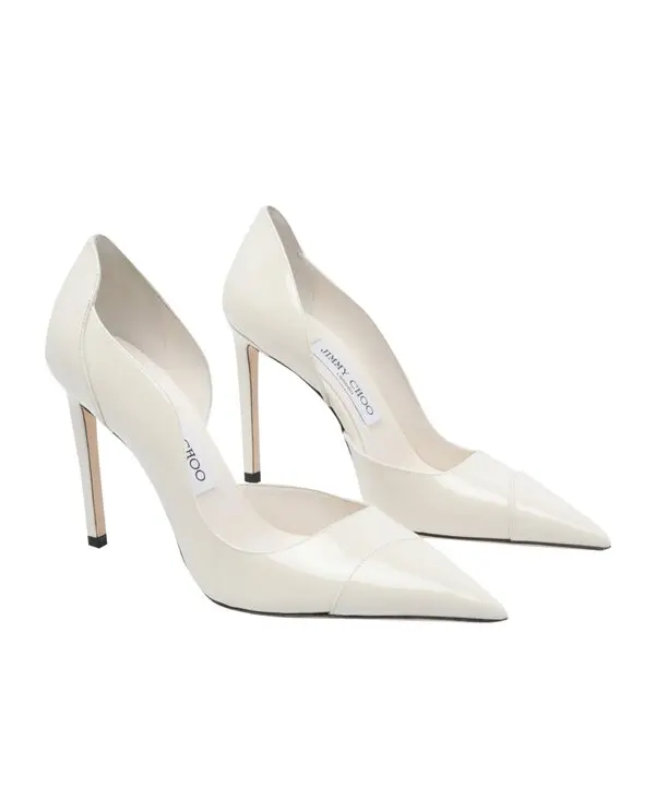 JIMMY CHOO Brigitte Patent Leather Pointed-toe Stiletto Pumps