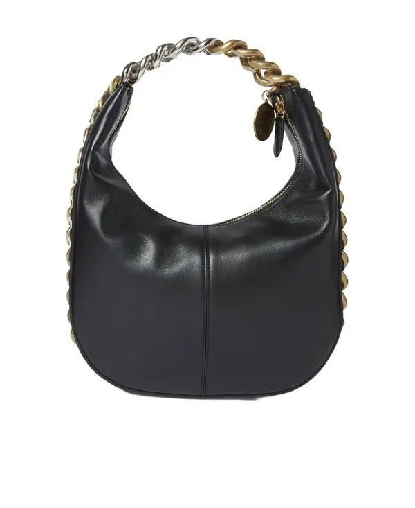 Stella McCartney Frayme Small Shoulder Bag - Black
