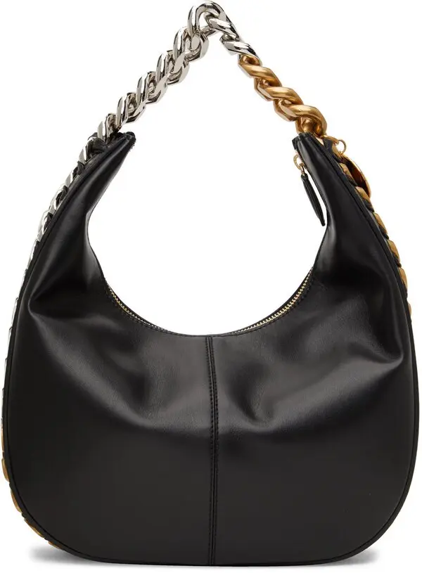 Stella McCartney Frayme Small Shoulder Bag - Black