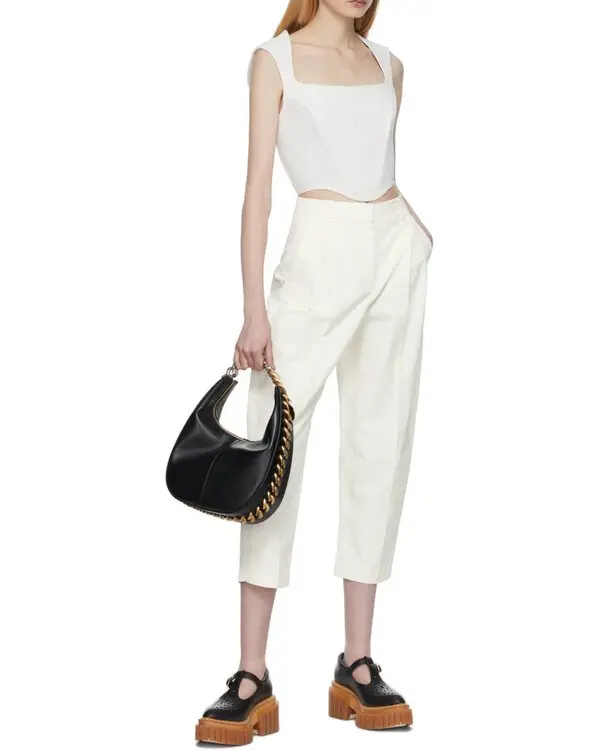 Stella McCartney Frayme Small Shoulder Bag - Black
