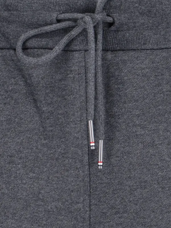 Thom Browne 4-bar Striped Sweatpants - Dark Grey
