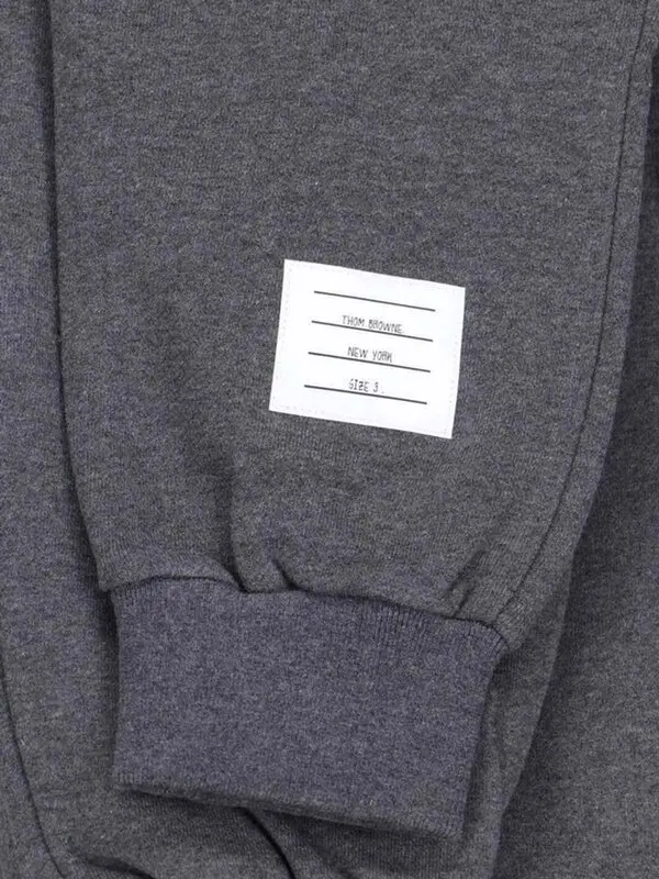 Thom Browne 4-bar Striped Sweatpants - Dark Grey
