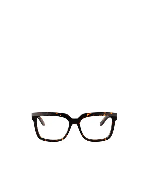 Off-White Tortoiseshell-effect Full Rim Eyeglasses - Black