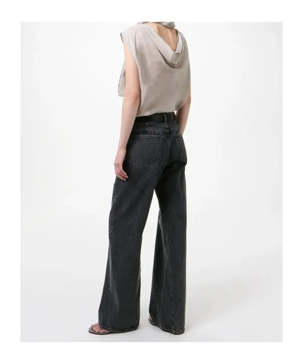 Our Legacy Treble Cut Wide Leg Jeans - Black