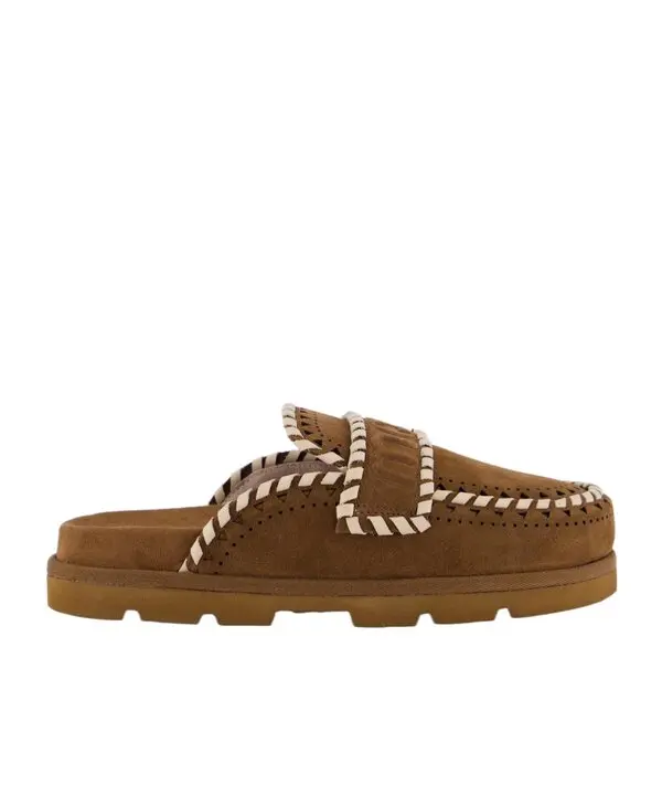 Mou Slingback Mules - Brown