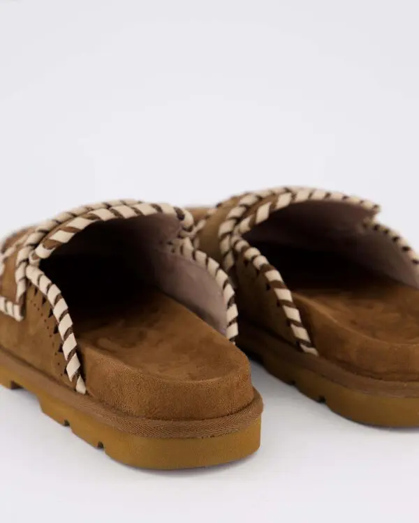 Mou Slingback Mules - Brown