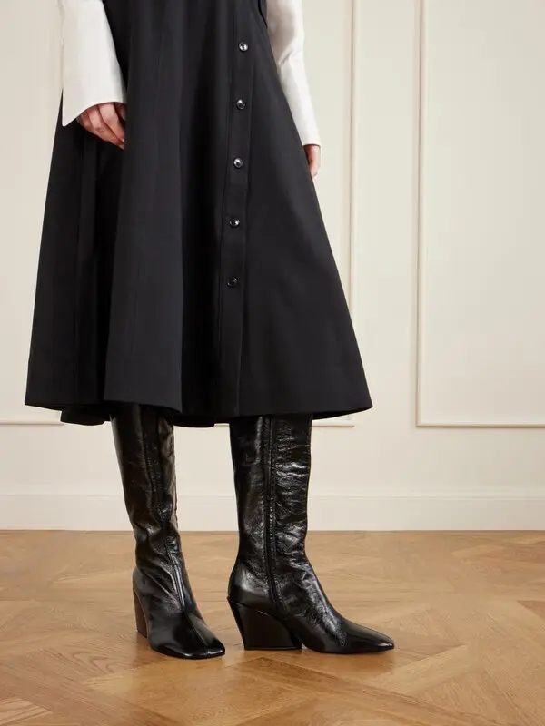 Proenza Schouler Knee High Slant Boots