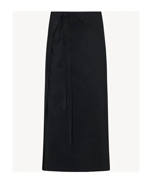 THE ROW Maxi Apron Skirt With Long Waist Straps