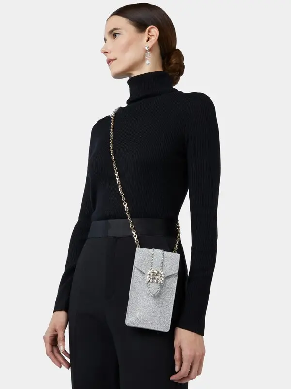 ROGER VIVIER Miss Vivier Pocket Phone Holder