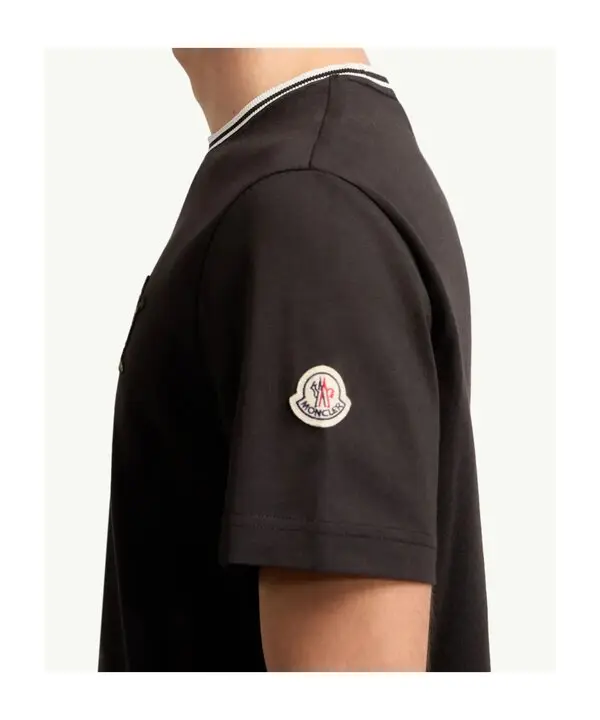 Moncler Monduck Logo Patch T-shirt - Black