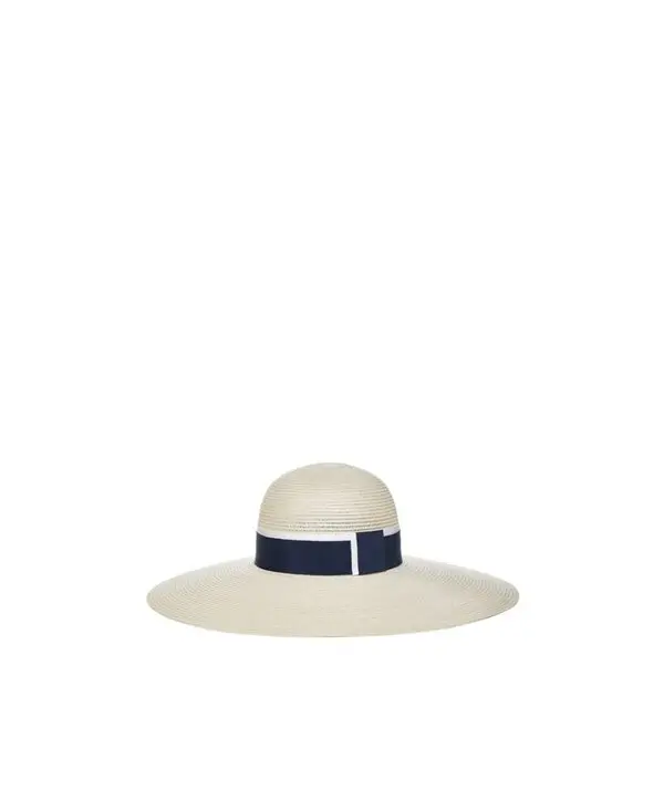 MAISON MICHEL Blanche Hat - White
