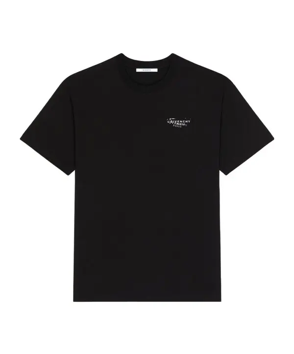 Givenchy Logo Printed Crewneck T-shirt - Black