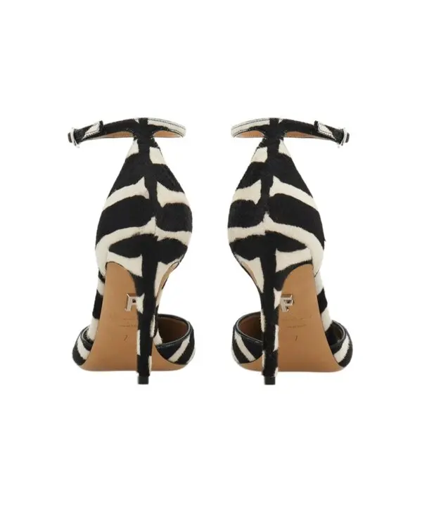 FERRAGAMO Zebra Stripe Stiletto Pumps