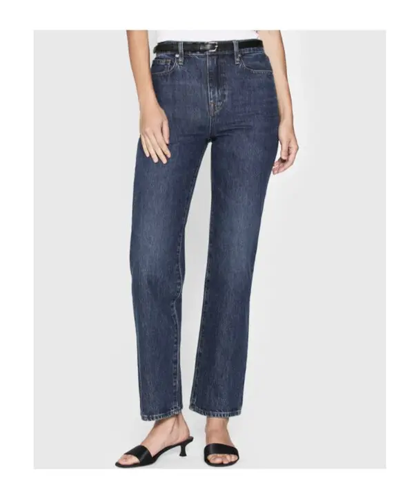 FRAME Le Jane Ankle Jeans In Dark Wash