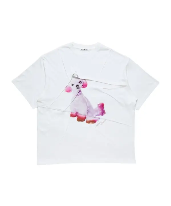 Acne Studios Graphic T-shirt - Light White