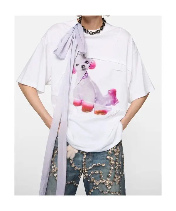 Acne Studios Graphic T-shirt - Light White