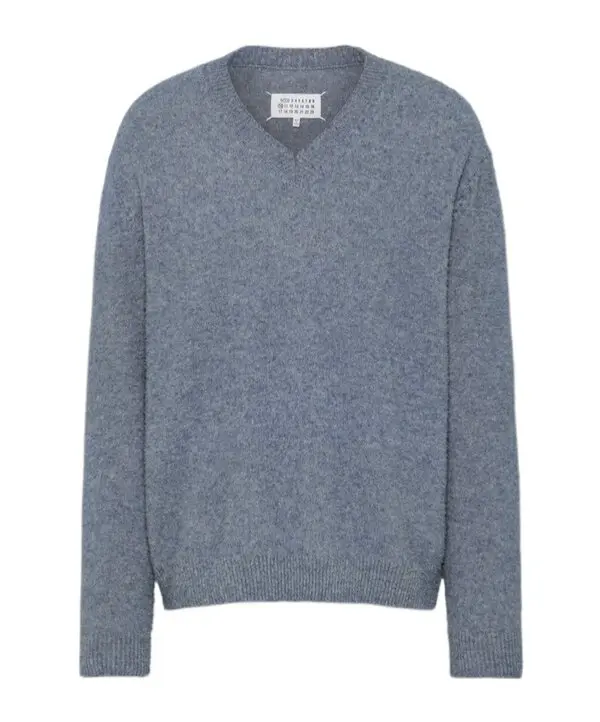 MAISON MARGIELA Distressed V-neck Jumper