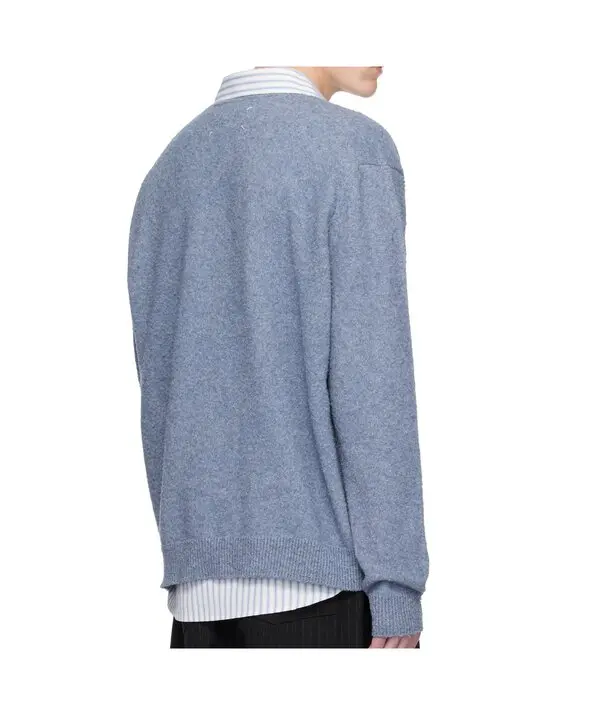 MAISON MARGIELA Distressed V-neck Jumper