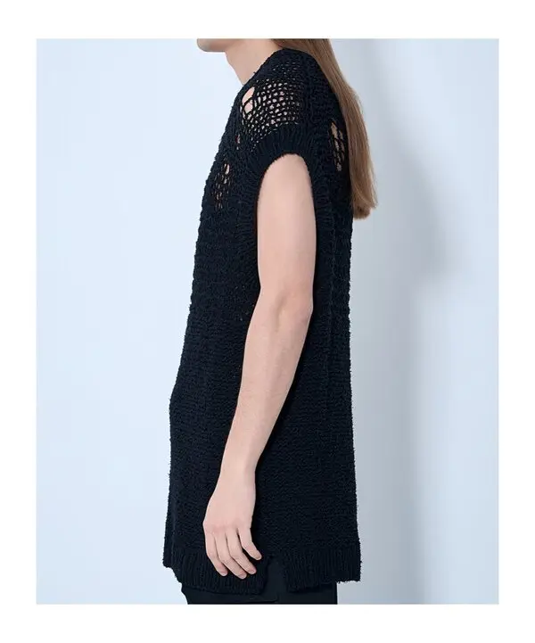 Yohji Yamamoto Open Knit Sleeveless Vest