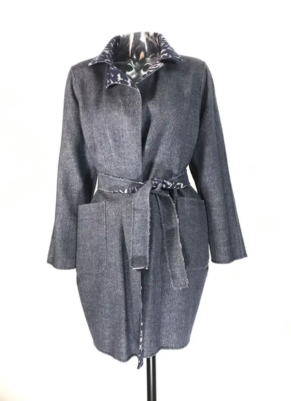 Max Mara Double-sided Lace-up Coat