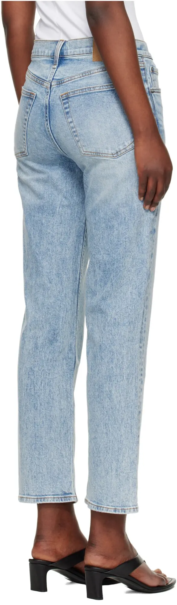 RAG  BONE Rag & Bone Harlow Ankle Straight Jeans