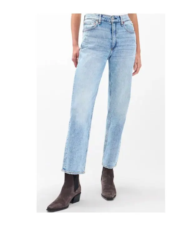 RAG  BONE Rag & Bone Harlow Ankle Straight Jeans