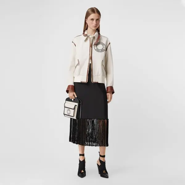 Burberry Mini Logo Stamp Tote Bag