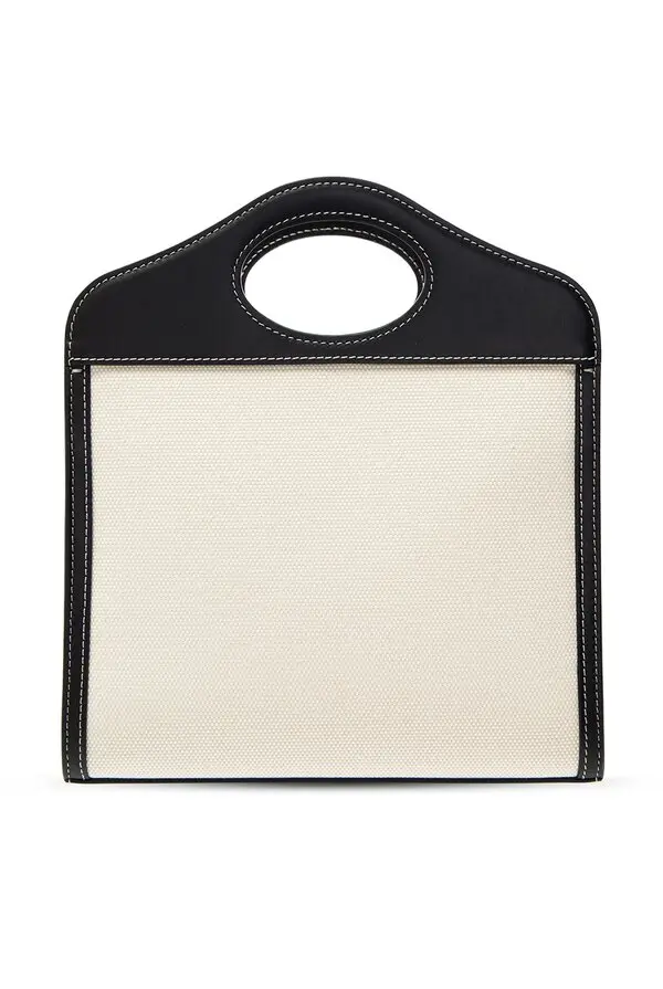 Burberry Mini Logo Stamp Tote Bag