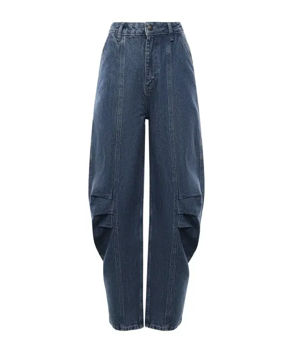 ROTATE BY BIRGER CHRISTENSEN Wide Leg Jeans - Blue