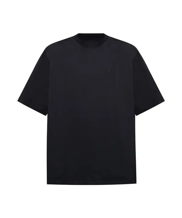 Attico Logo Embroidered Oversized T-shirt - Black
