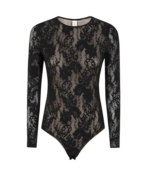 Zimmermann Lace Bodysuit - Black