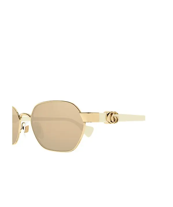 Gucci Geometric Octagon Frame Sunglasses