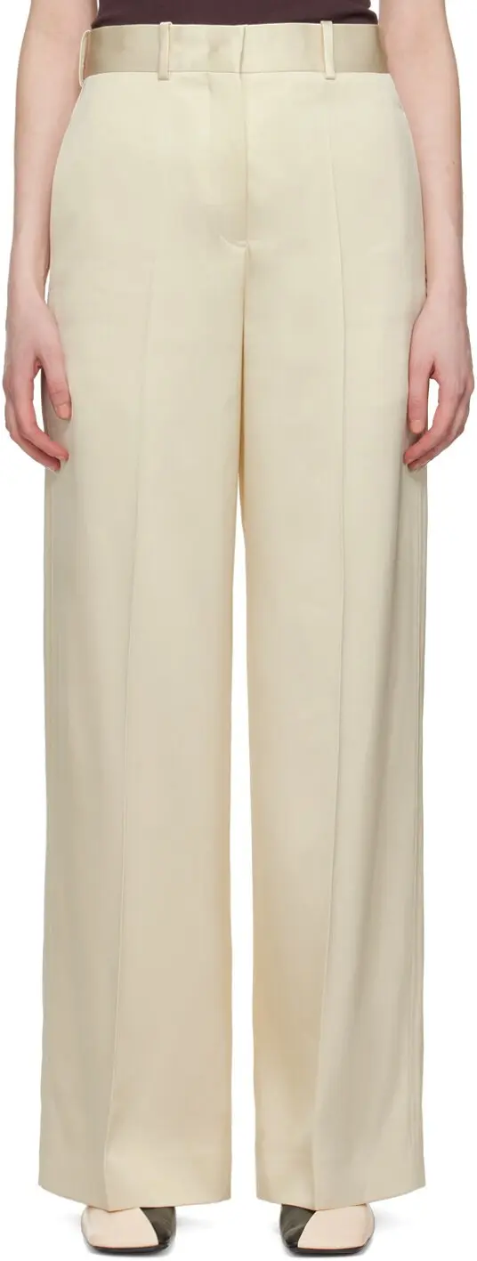 JIL SANDER High-waisted Wide-leg Trousers