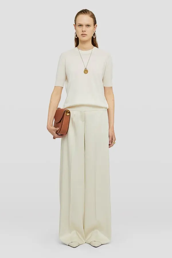 JIL SANDER High-waisted Wide-leg Trousers
