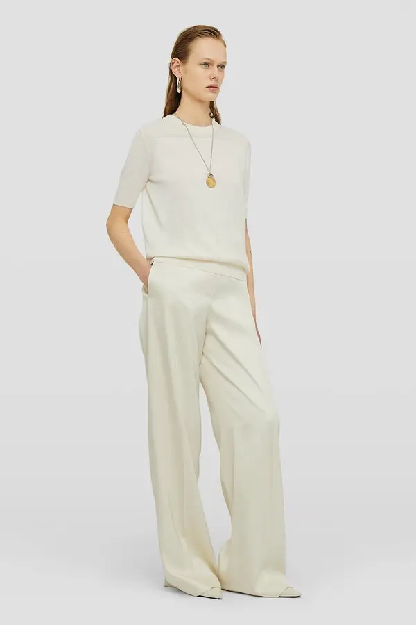 JIL SANDER High-waisted Wide-leg Trousers