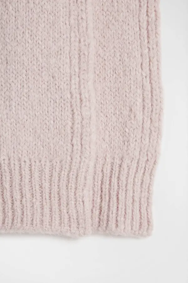 JIL SANDER Logo-patch Knitted Scarf