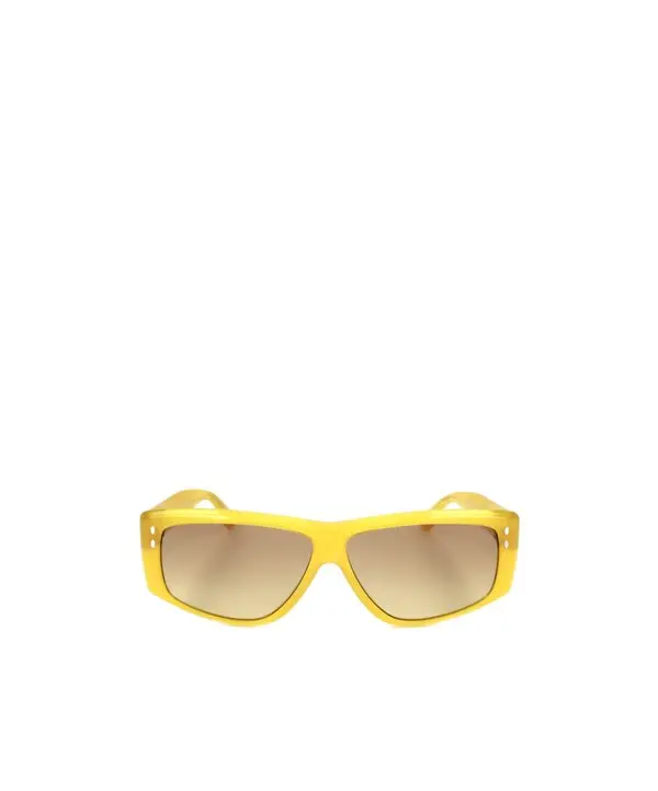 Isabel Marant Étoile Geometric Frame Sunglasses - Yellow
