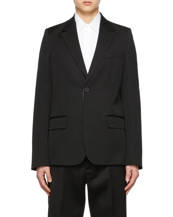 Valentino Garavani Logo Blazer - Black