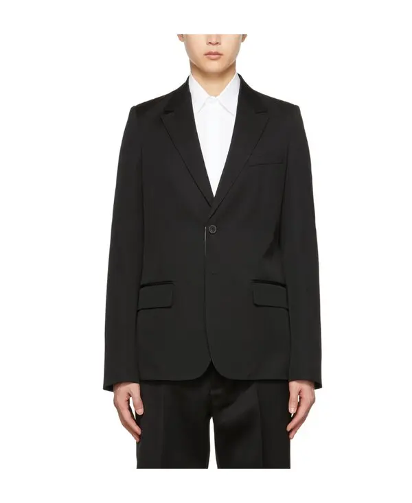 Valentino Garavani Logo Blazer - Black