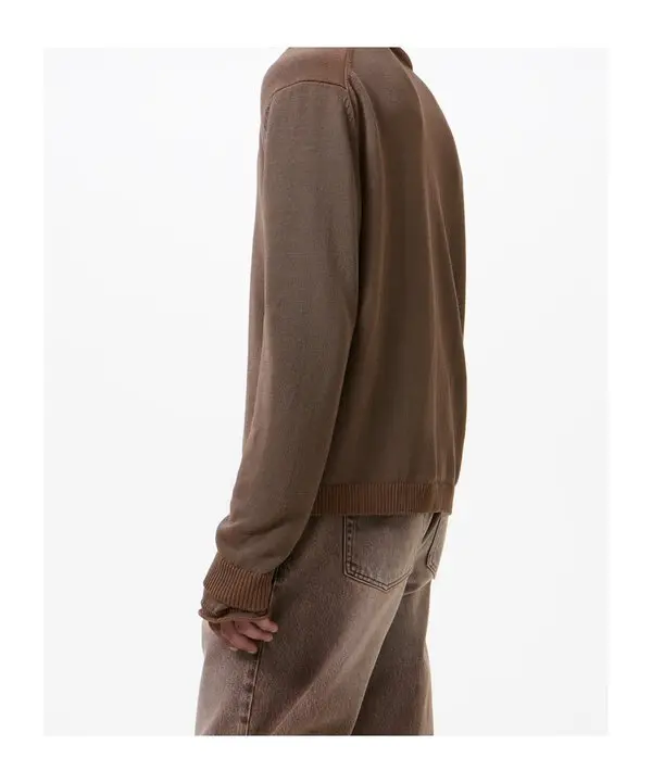 Our Legacy Zip Funnel-neck Knitted Sweater