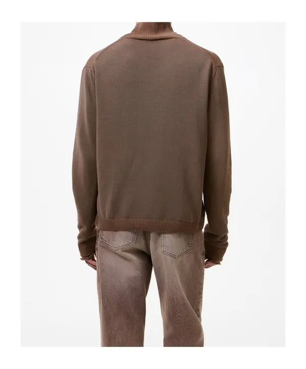 Our Legacy Zip Funnel-neck Knitted Sweater