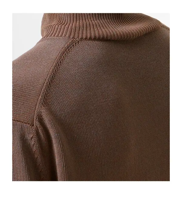 Our Legacy Zip Funnel-neck Knitted Sweater