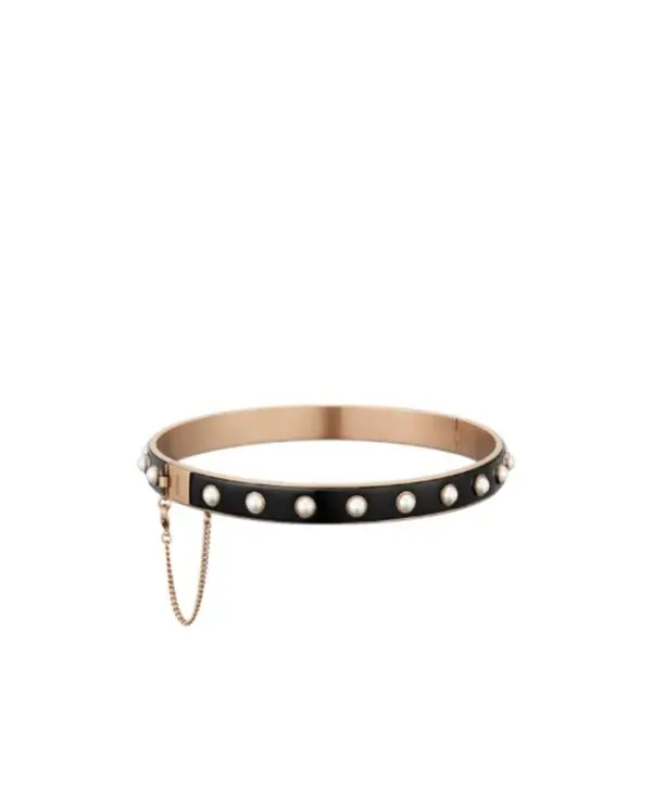 Dior Punk Choker With Bead Decoration And Hinged Buckle - Yellow