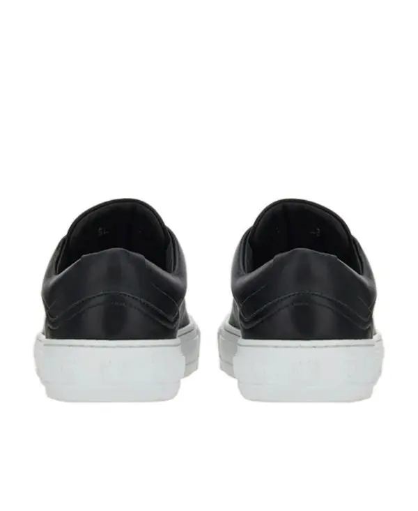 FERRAGAMO Gancini Buckled Leather Sneakers