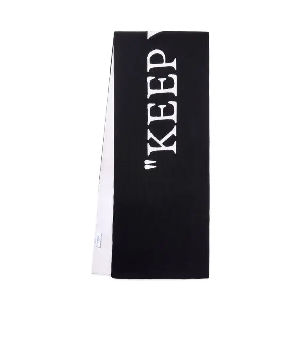 Off-White Keep Warm Scarf - Black