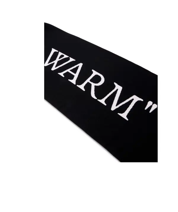 Off-White Keep Warm Scarf - Black