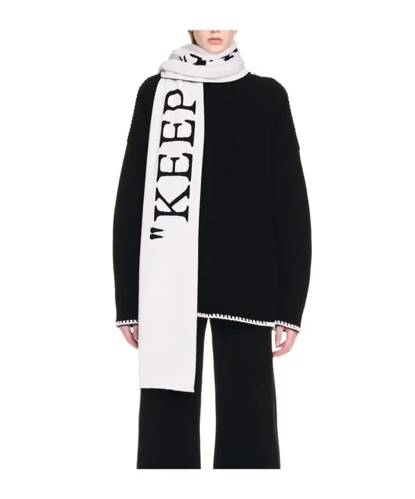 Off-White Keep Warm Scarf - Black