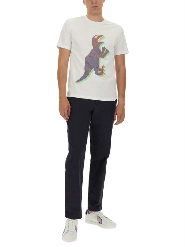 Paul Smith Broad Stripe Zebra Mid Fit Chinos