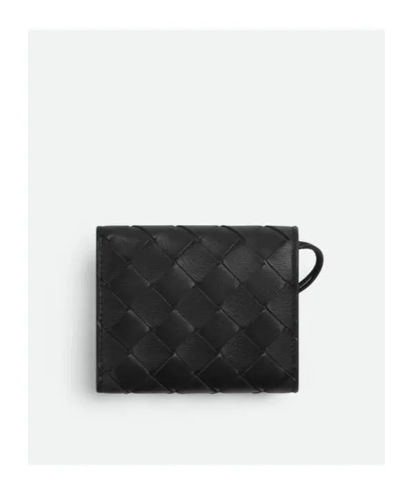 Bottega Veneta Andiamo Tri-fold Zip Wallet