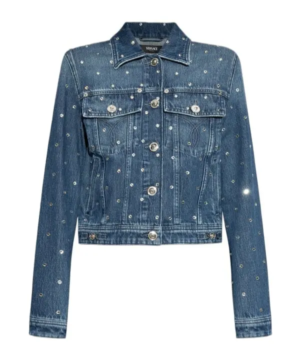 Versace Embellished Denim Jacket